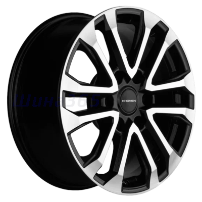 Литой колесный диск Khomen Wheels KHW1805 (Lexus GX) 7,5x18/6x139,7 ET20 D106,1 Black-FP