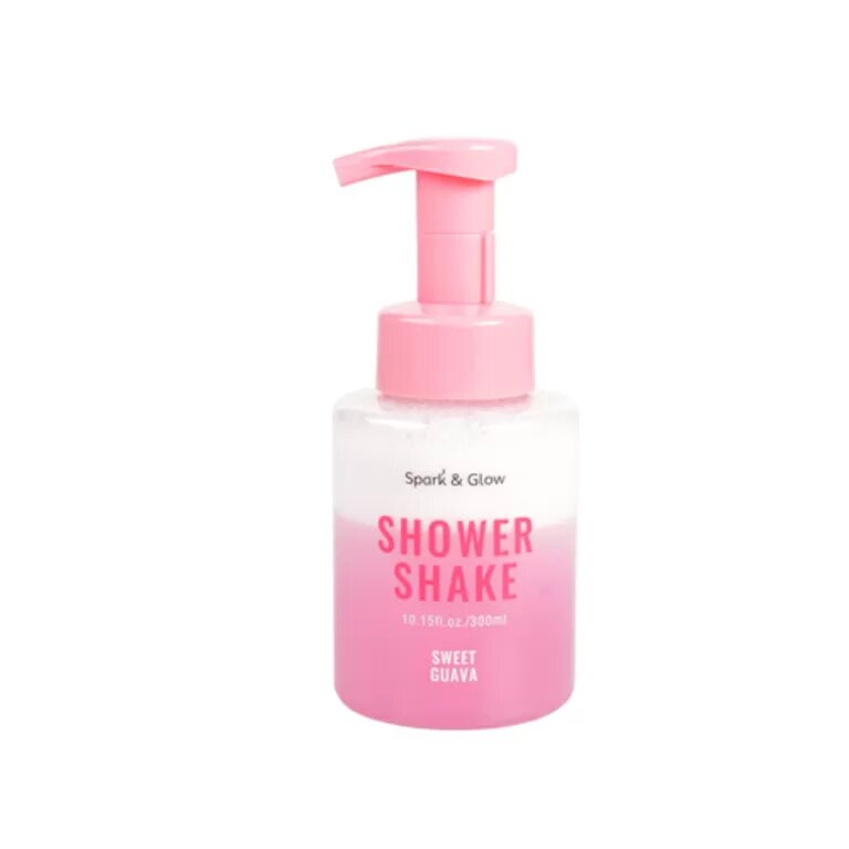 SPARK&GLOW Shower shake sweet guava Гель-шейк для душа с ароматом "Сладкой гуавы" 300 мл