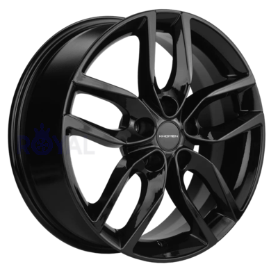 Литой колесный диск Khomen Wheels KHW1708 (Geely Coolray) 6,5x17/5x114,3 ET45 D54,1 Black