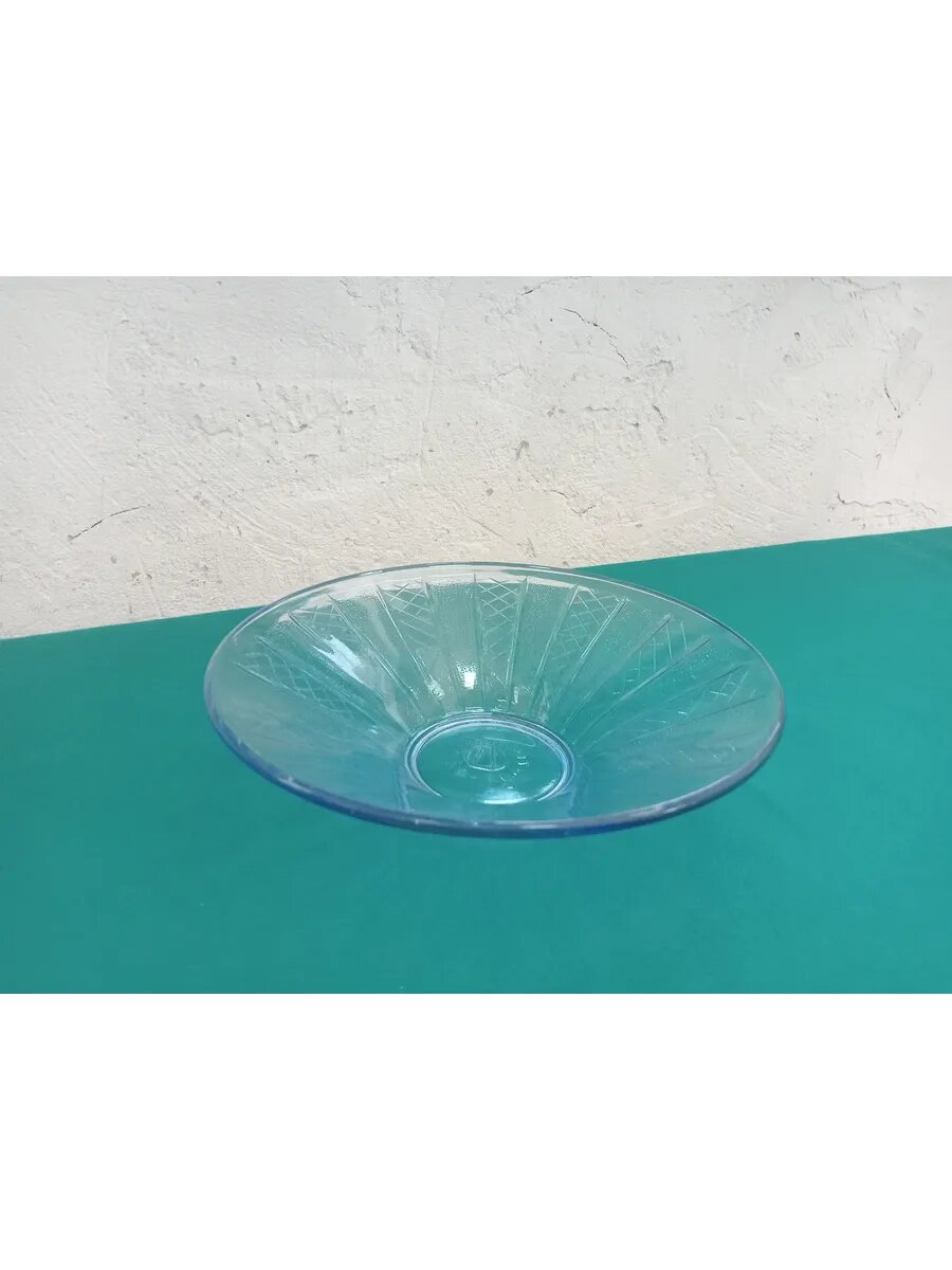 Фруктовница эпохи СССР, Винтаж, цветное стекло