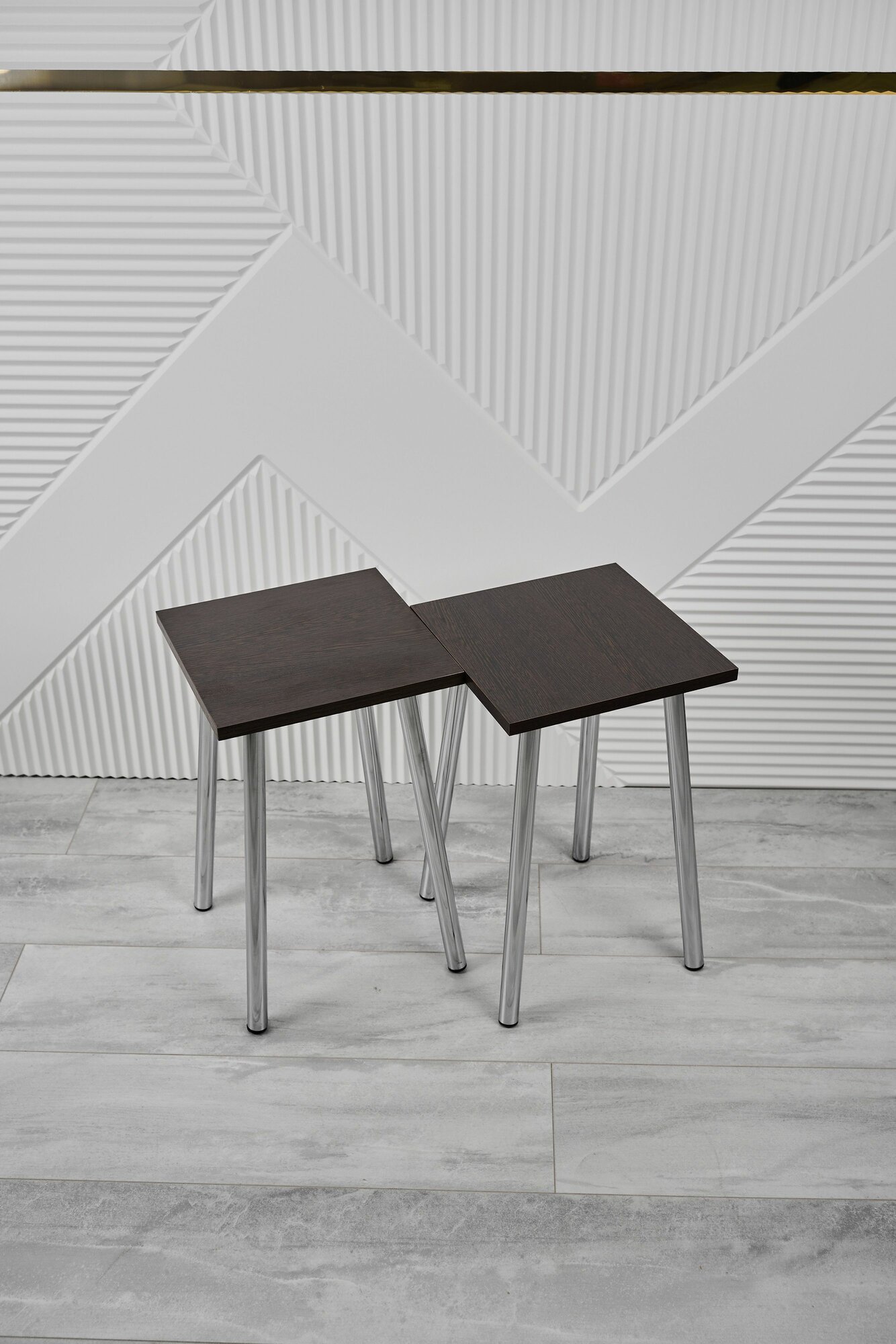 Табурет для кухни на металлических ножках комплект 2 шт, Valeria