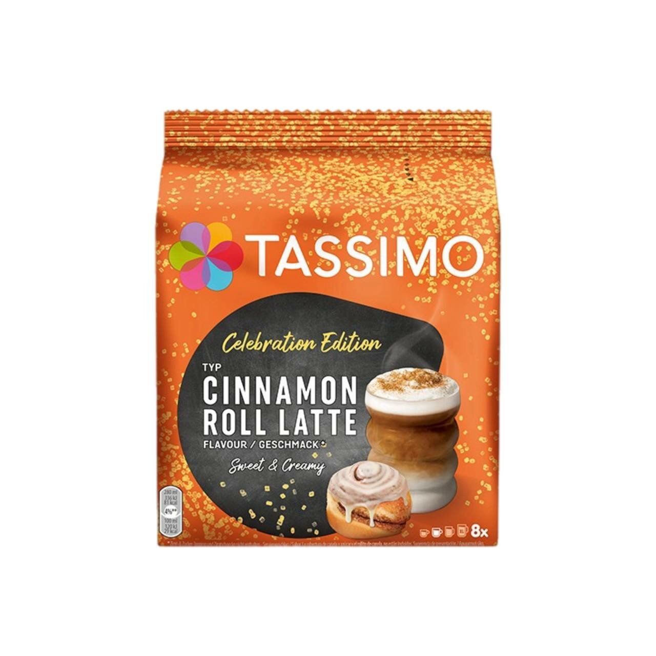 Кофе в капсулах Tassimo Cinnamon Roll Latte M, 8 порций