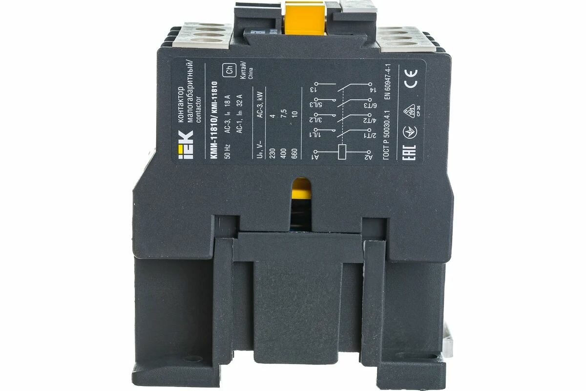 Контактор КМИ-11810 18А 24В/АСЗ 1НО ИЭК
