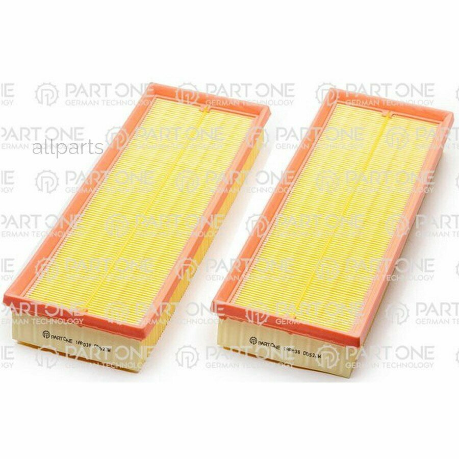 PART-ONE 1AF036 Фильтр воздушный set 2 ps, MERCEDES-BENZ C W203/W204 2.5-3.2 00>, E W211/W212 2.5-3.2 00>, 355x135x50
