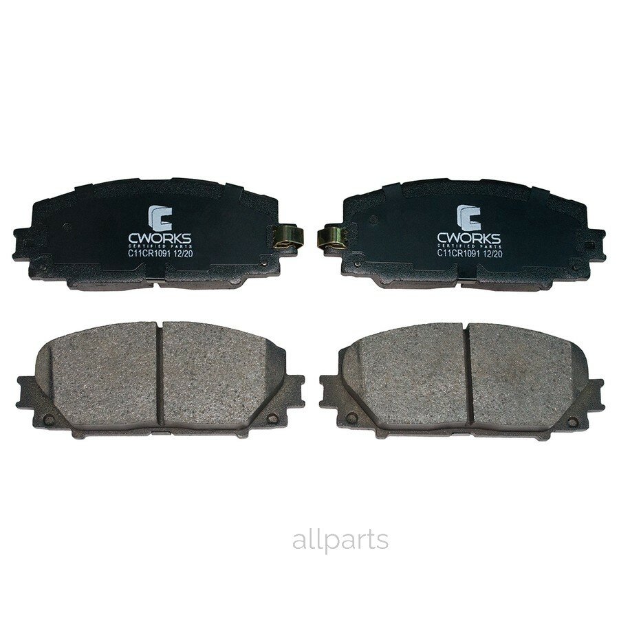 CWORKS C11CR1091 Тормозные колодки передние (Low Metallic) CWORKS C11CR1091