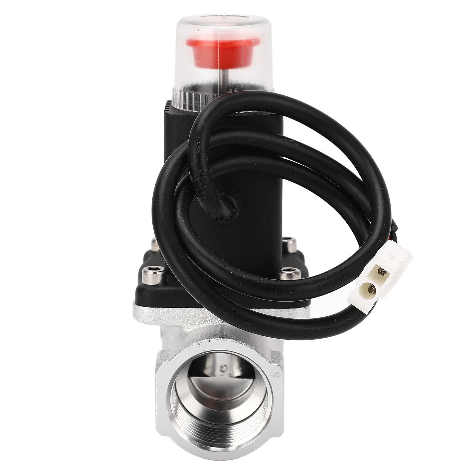 Клапан отсечки газа 1S, быстрозакрывающийся, с ручным открытием, 50 кПа, газовый электромагнитный клапан из алюминиевого сплава G3/4 DN20