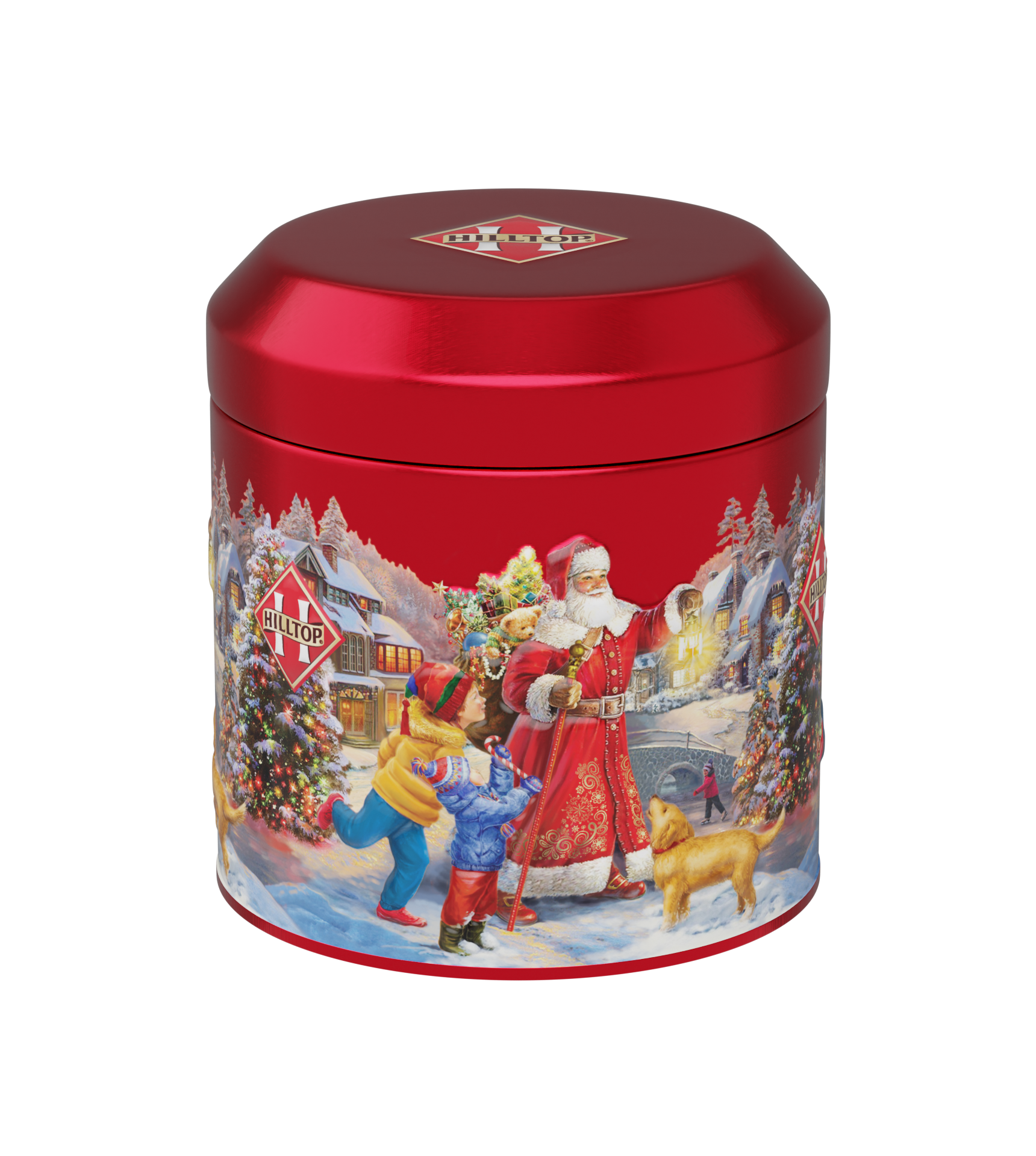 Hilltop Подарок Цейлона Круглая банка Новогодние подарки , 50гр