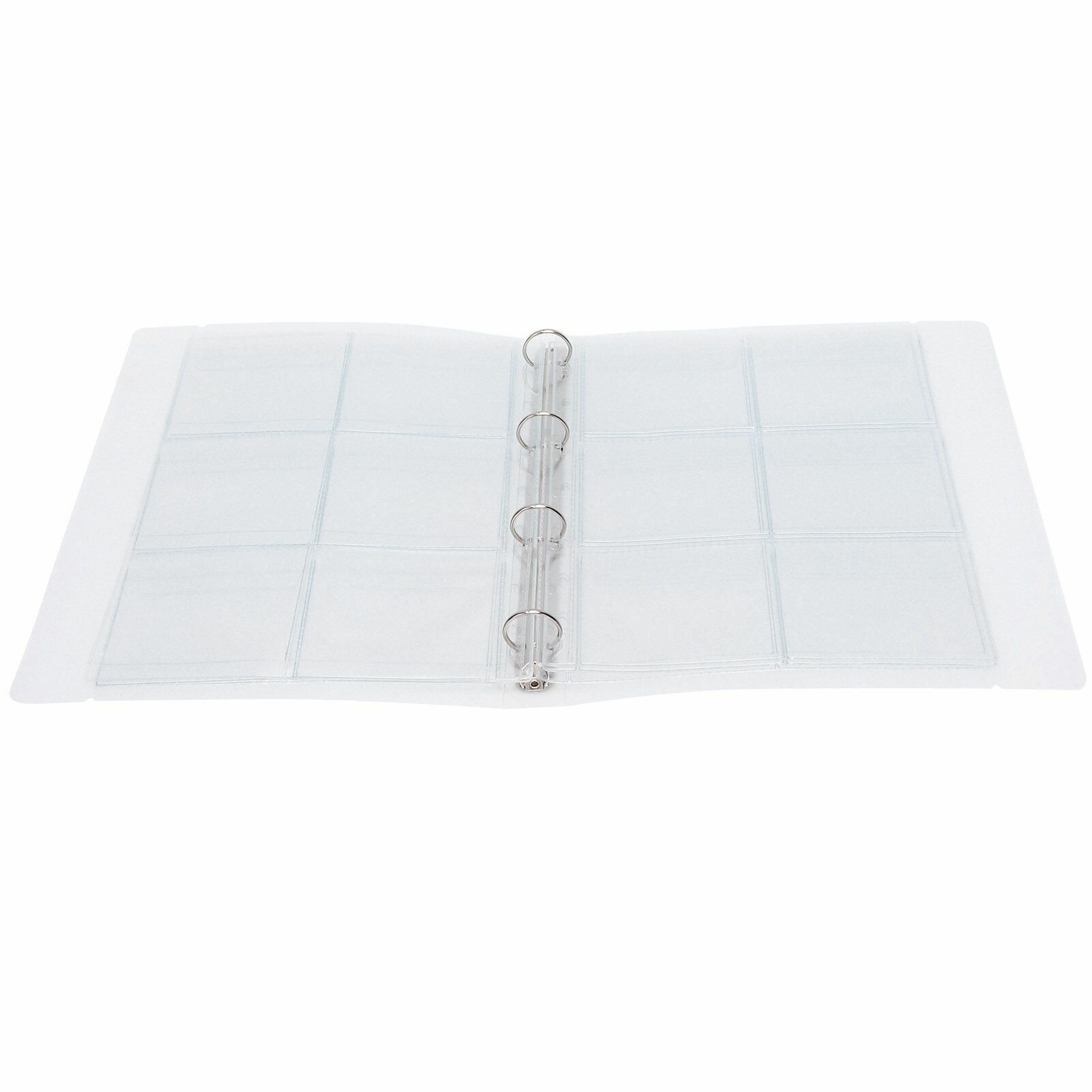 Прозрачный биндер для фото и коллекционирования значков, альбом для хранения с отверстиями, 6 страниц (оболочка 6 отверстий для внутренней страницы)