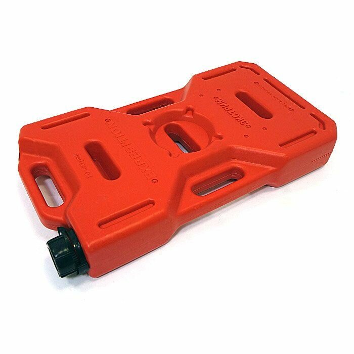 Канистра экспедиционная "Экстрим" 10 л красная E-0100-R для воды, топлива, крепление на катер, квадроцикл