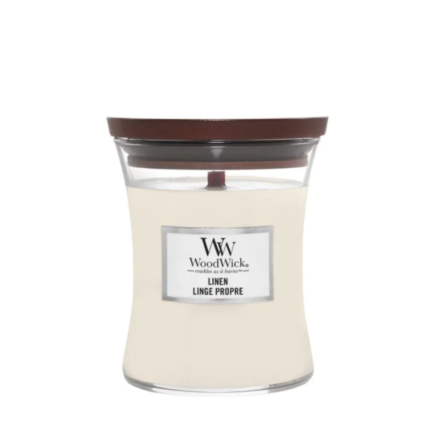 Ароматическая свеча WoodWick "Лен/LINEN", средняя 92135 275 г.