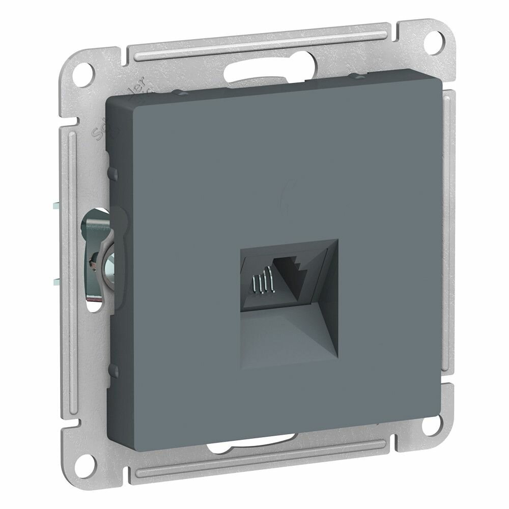 Systeme Electric AtlasDesign Грифель Розетка телефонная RJ11, механизм