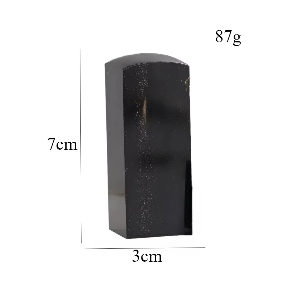 Натуральный черный рог буйвола для рукоделия Muy Bien 70x30mm