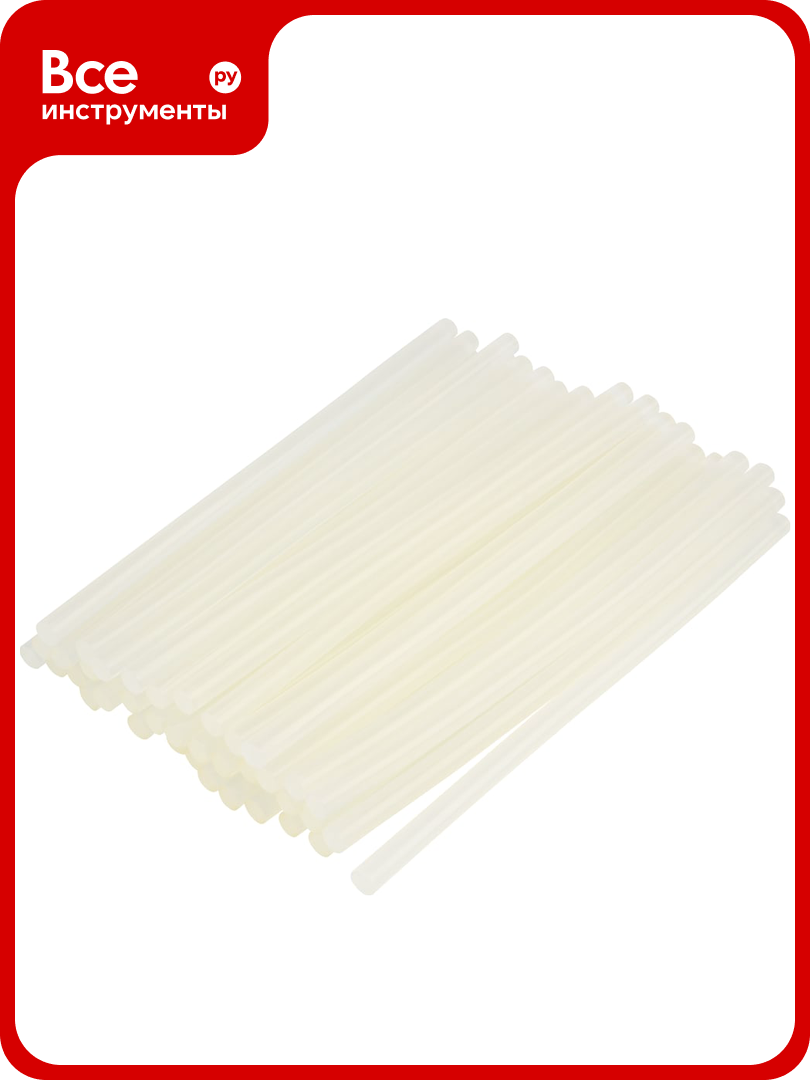 Клеевые стержни (11.3 мм; 270 мм; прозрачные; упак. 1 кг (0.5 кг+0.5 кг) Rexant 09-1857-1