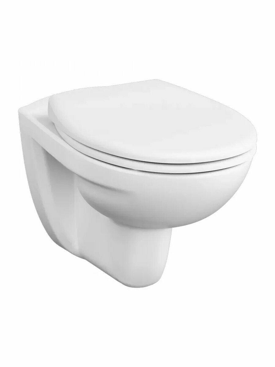 Унитаз подвесной Vitra S10 SpinFlush 355х535х400 без сиденья, антибактериальное покрытие 7855B003-