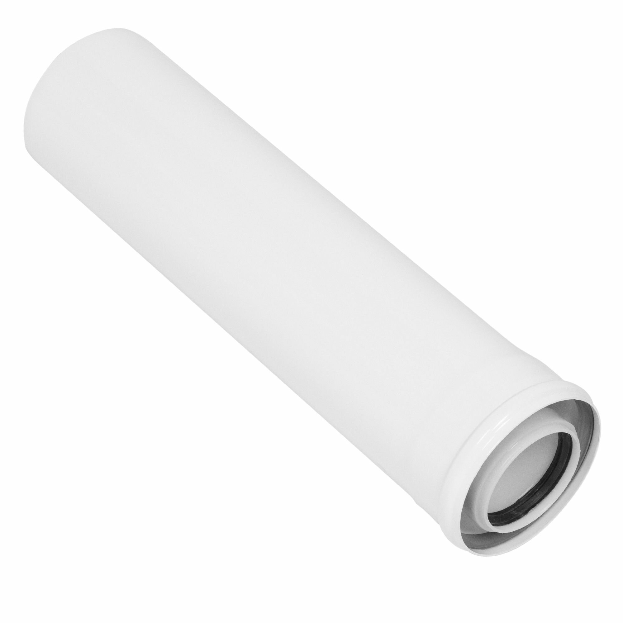 Удлинитель коаксиального дымохода раструбн. Royal Thermo 80/125 500 мм для конденсационных котлов