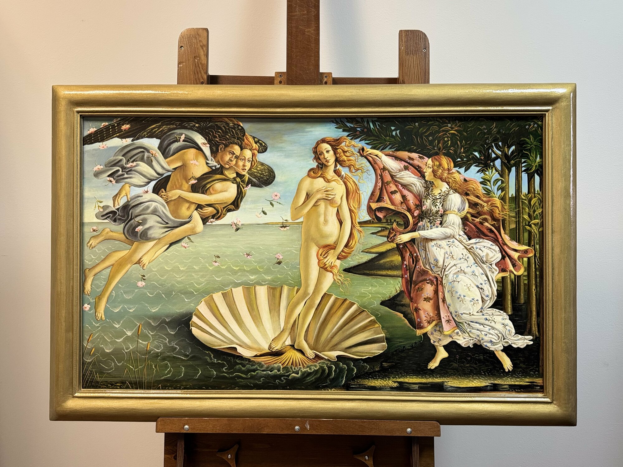 Сандро Боттичелли "Рождение Венеры" 60х100 см