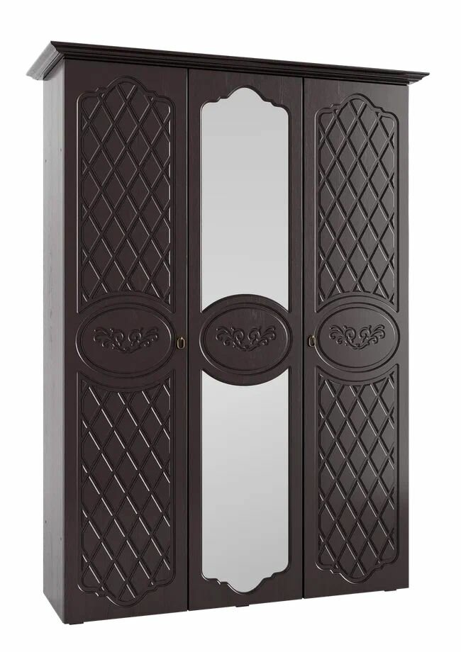 Шкаф Престиж 3-х (Шоколад, венге) 2236х1500х524 МИФ