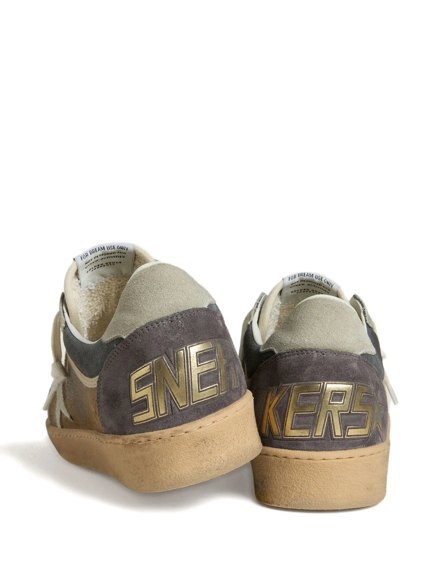 Кроссовки Golden Goose Ball Star, размер 46, коричневый/серый/оранжевый — фото 1