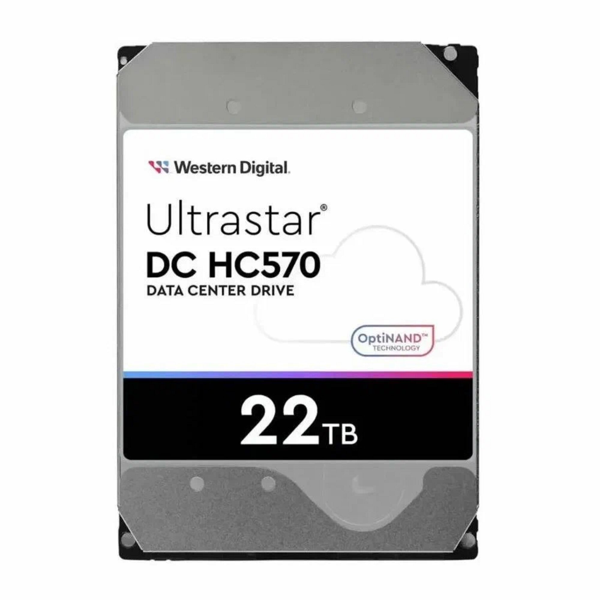 Жесткий диск WD Ultrastar DC HC570 WUH722222ALE6L4, 22ТБ, HDD, SATA III, 3.5"