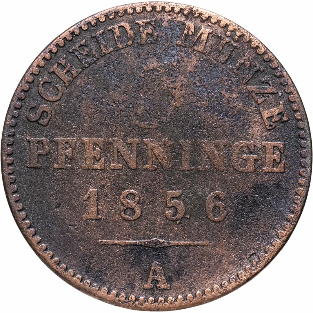 Пруссия 3 пфеннига 1856 A