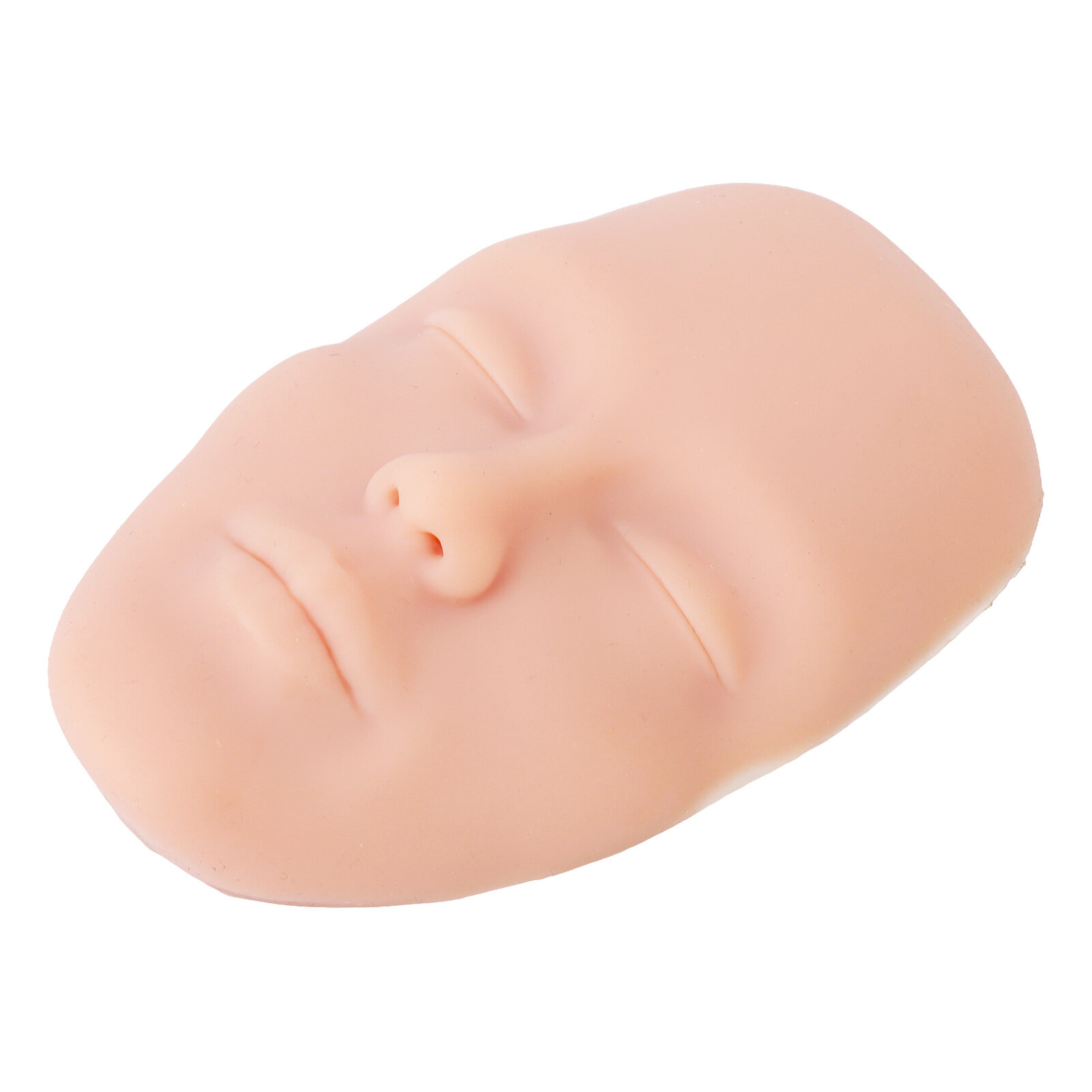 5D силиконовый манекен для макияжа, подводка для бровей, подводка для глаз, татуировка на лице, микроблейдинг, модель лица, светлый цвет кожи