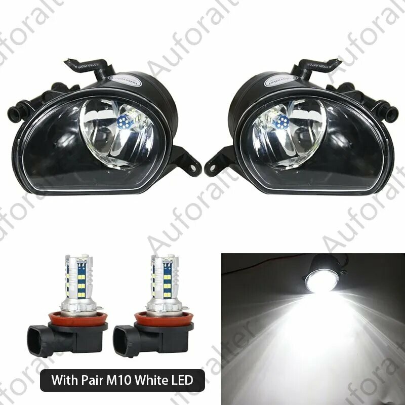 Auforalter Фары автомобильные, Противотуманная фара, 2 шт, арт. 4L0941699A 4L0941700A；Для Audi Q7 2010-2015Передний бампер с защитой от запотевания