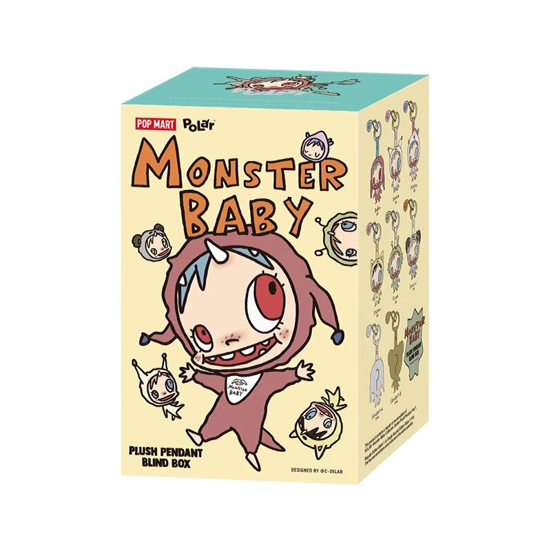 POP MART Monster Baby Plush Pendant, Цвет: 1PC