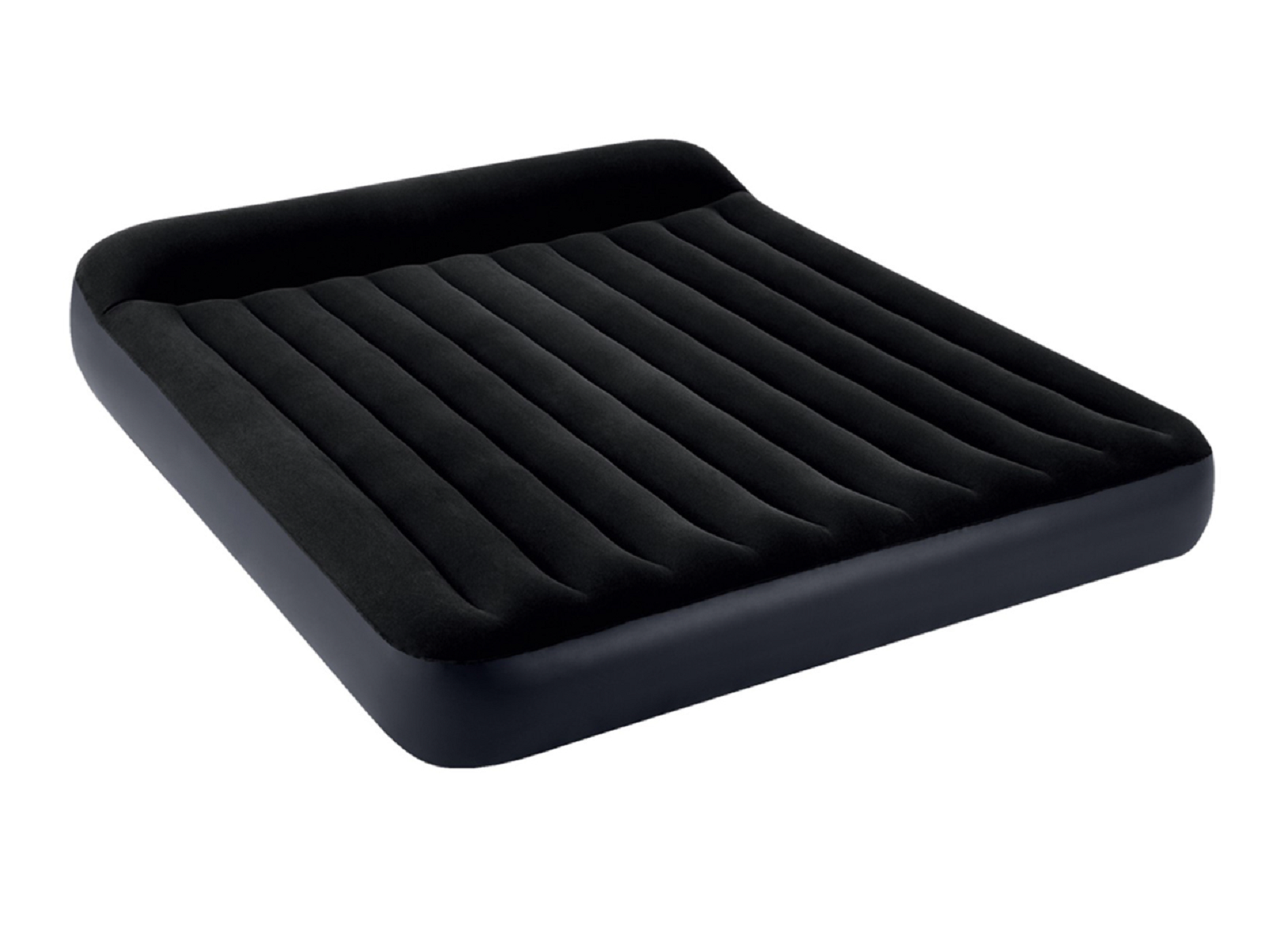 Надувной матрас INTEX 183х203х25см с подголовником, до 272 кг