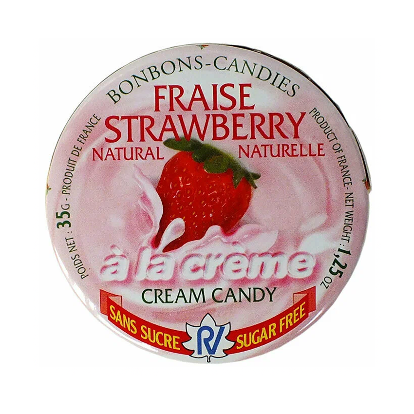 Rendez Vous леденцы со вкусом клубники без сахара 35 гр