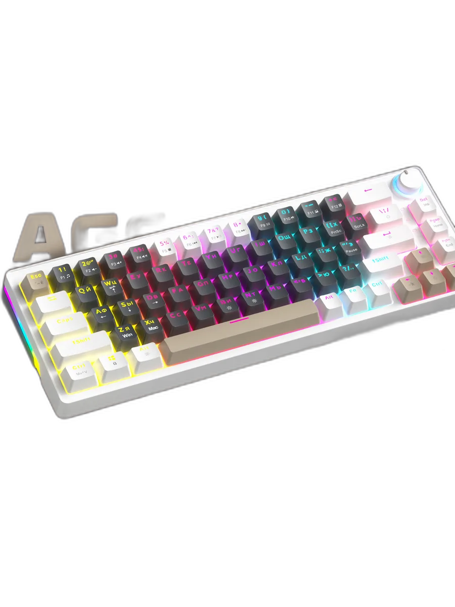 Клавиатура механическая игровая с подсветкой AG68 (65%)