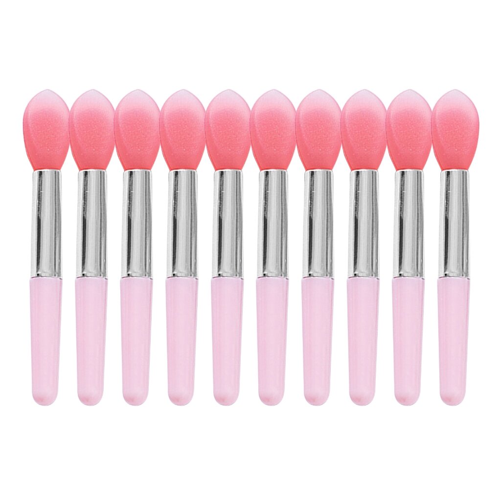 10 шт, силиконовые кисти для губ, кисти для макияжа, помады, палочки, аппликатор, косметические палочки