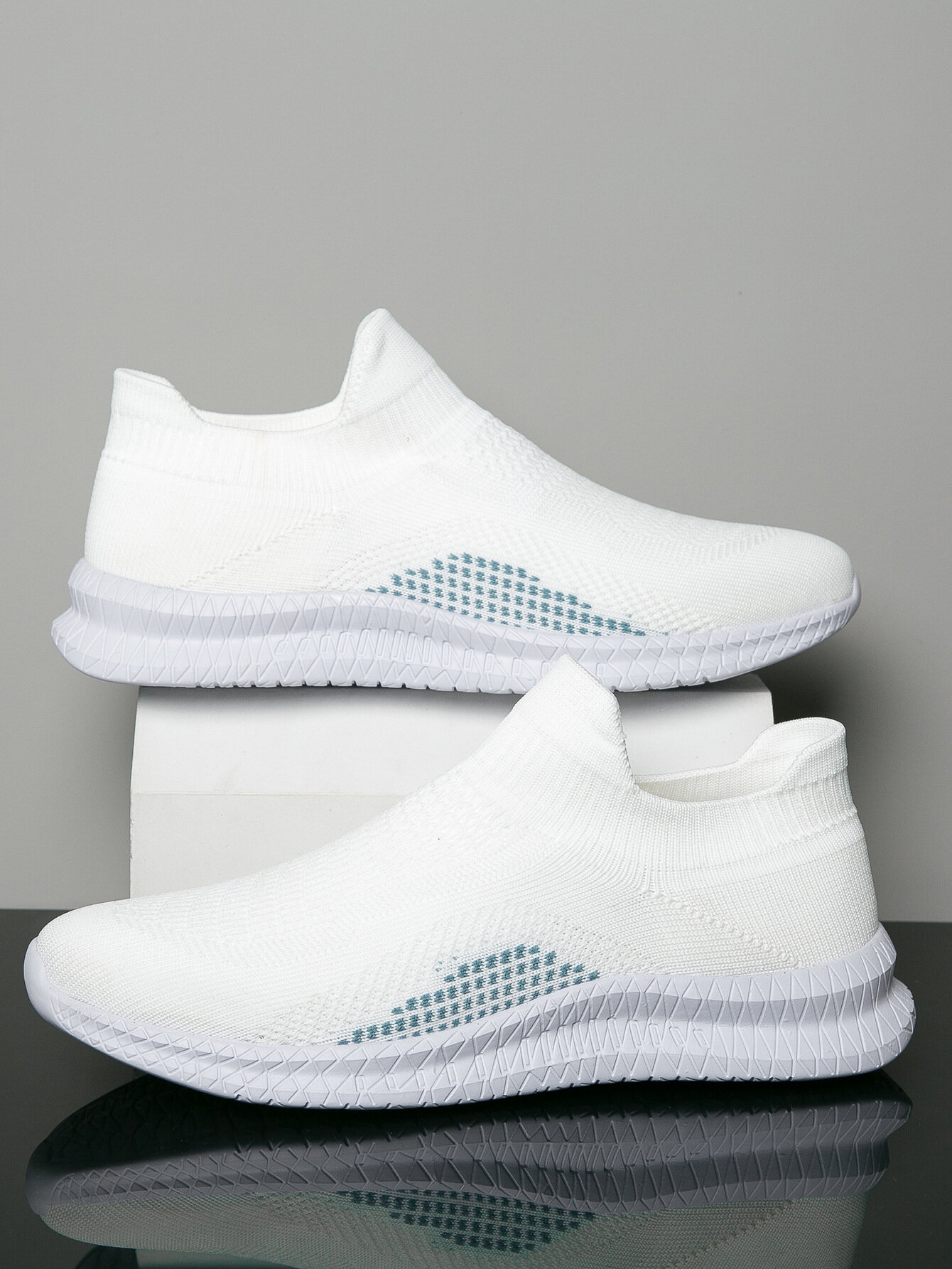 Носки больших размеров с эффектом попкорна, повседневная спортивная обувь, кроссовки для бега, большие кеды для папы, мужская обувь, размеры 39-48