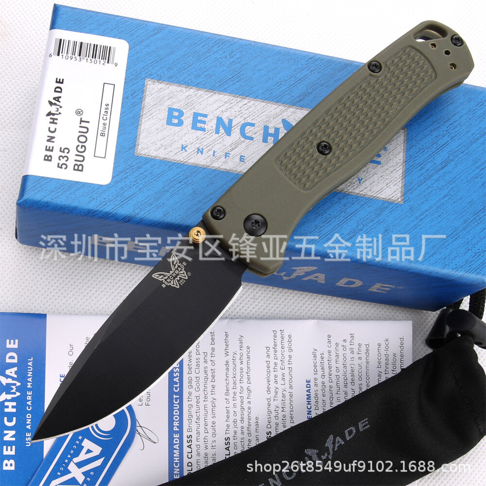 Нож Benchmade Butterfly -434.999999999% off CNC с высокой твердостью, острый BM535, складной портативный карманный нож для кемпинга на открытом воздухе