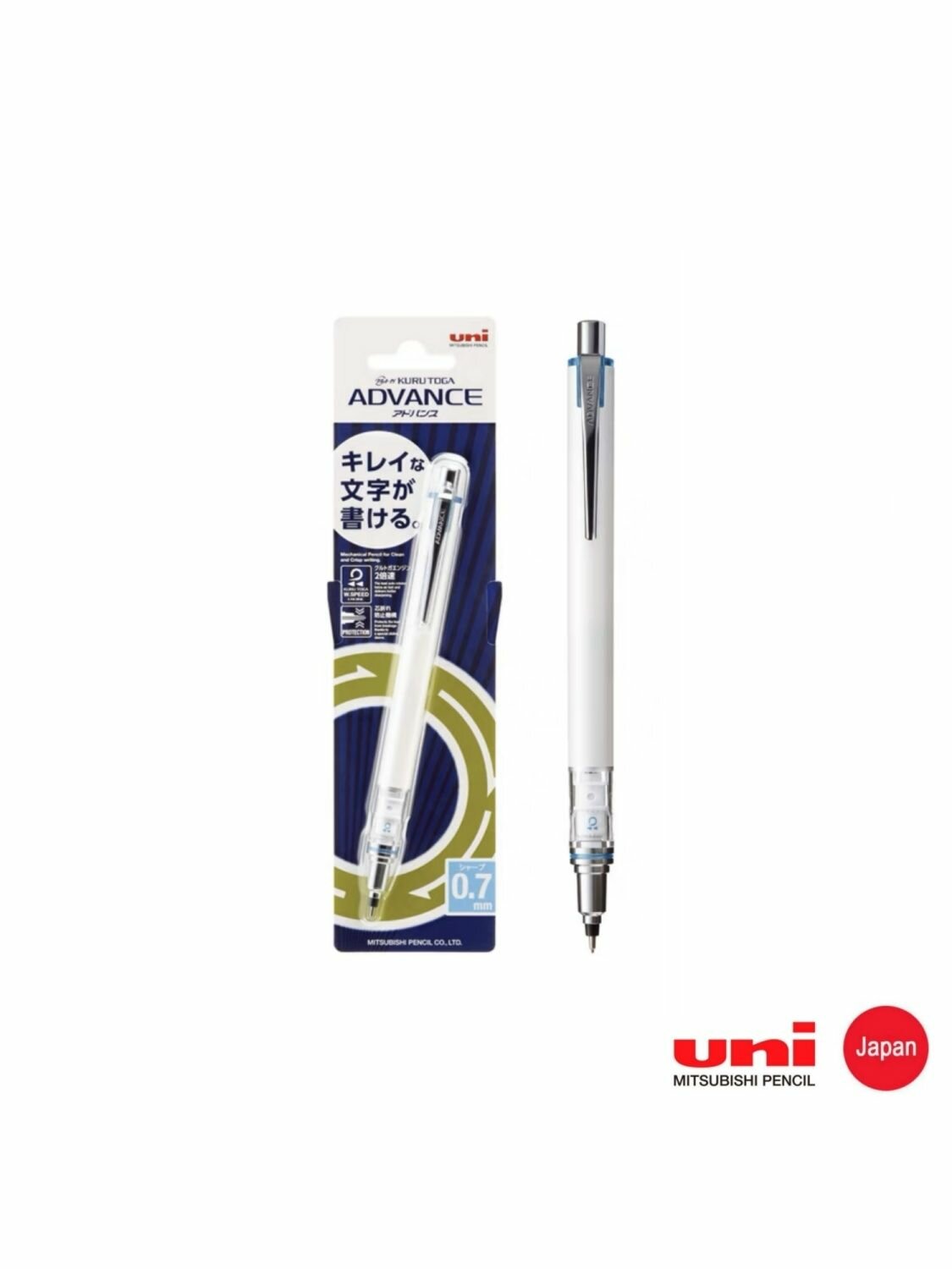 Uni Mitsubishi Pencil Карандаш, толщина: 0.7 мм, 1 шт.