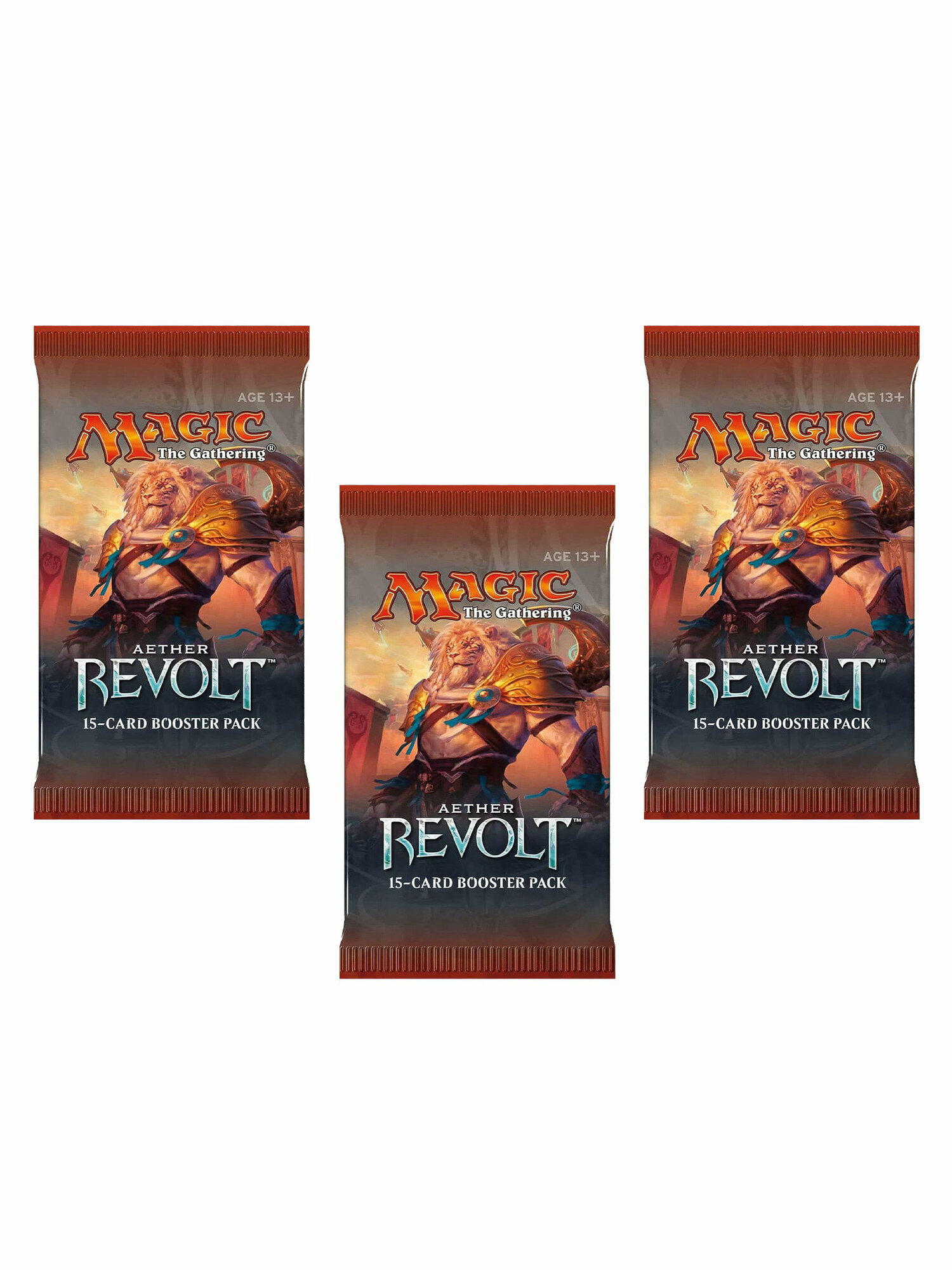Magic The Gathering: 3 бустера MTG издания Aether Revolt на английском