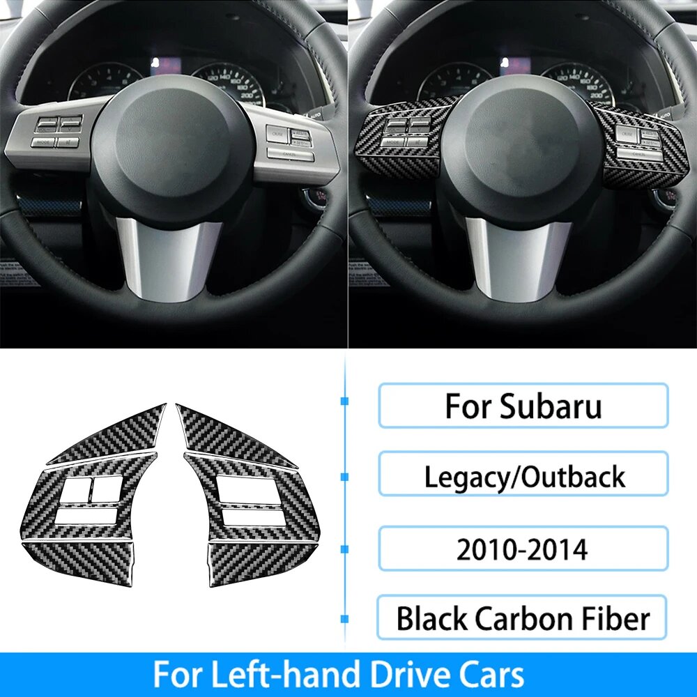 Для Subaru Legacy Outback 2010 2011 2012 2013 2014 углеродное волокно переключение передач воздуховыпускная панель комплект автомобильных аксессуаров для интерьера стикер Black