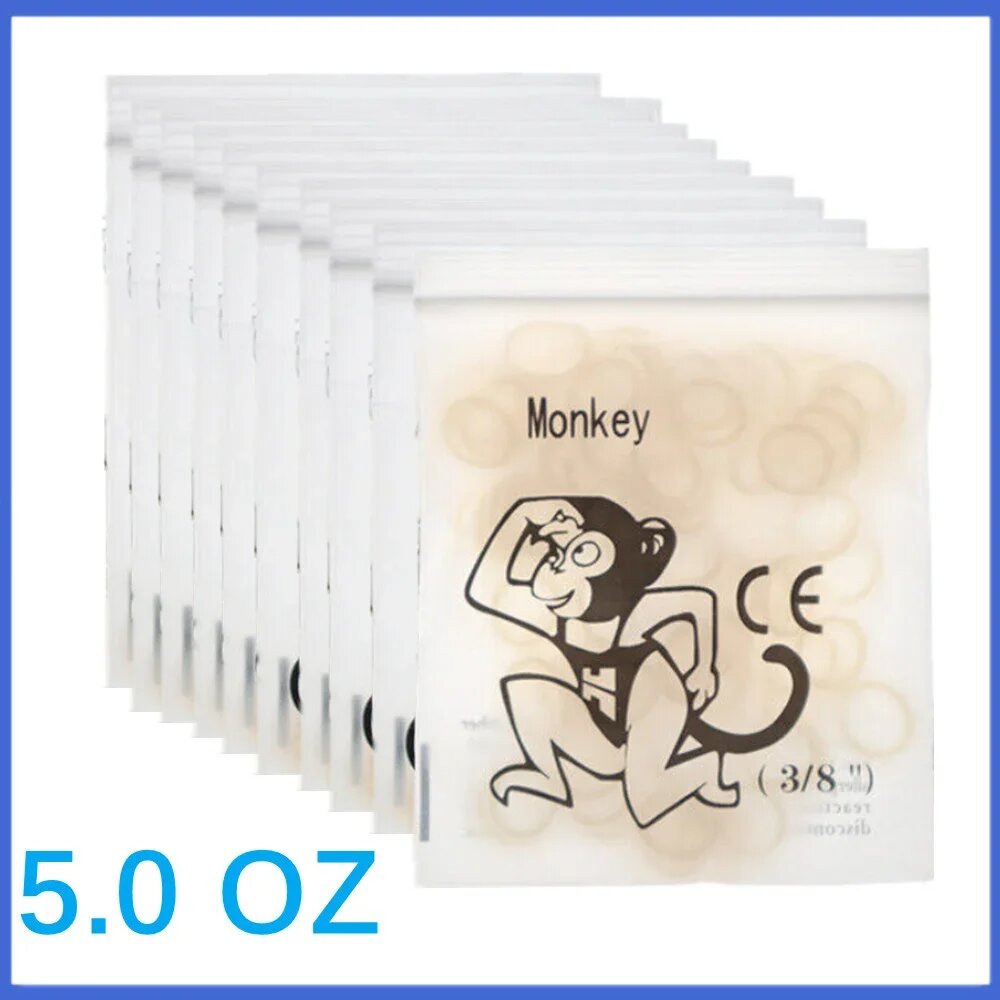 1000 шт, стоматологические ортодонтические эластичные резинки для брекетов для зубов, 5oz Monkey