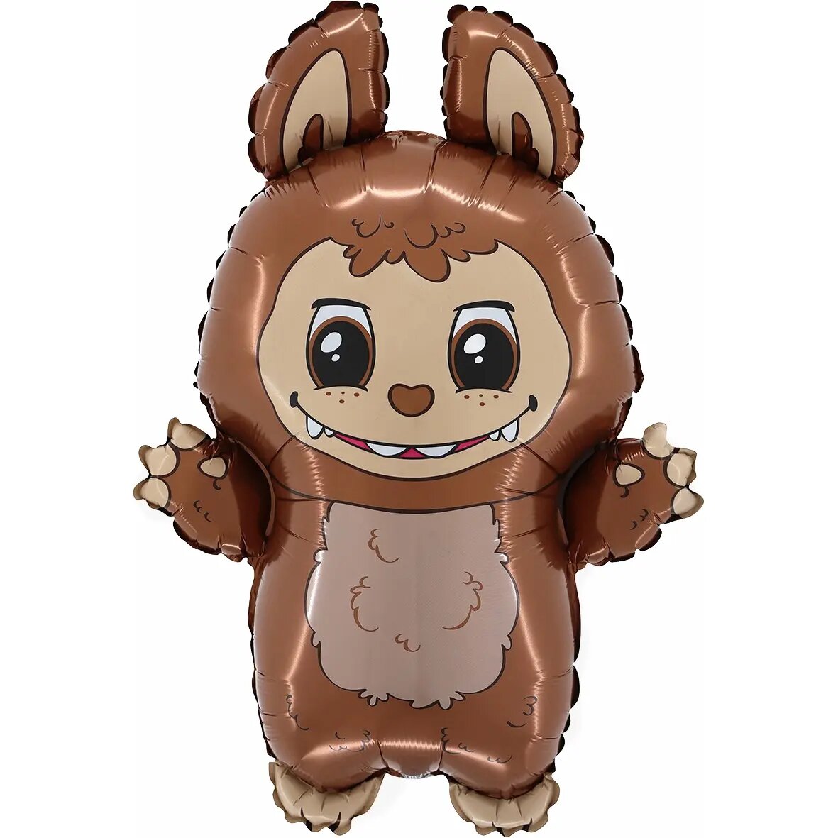 Воздушный шар из фольги. Фигура, Плюшевый эльф, Коричневый (26'/66 см, ITA)