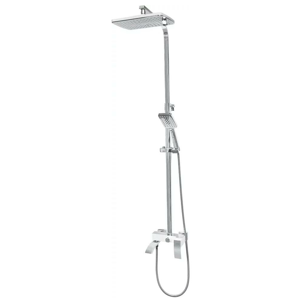 Душевая система Hansberge H5077W1, белый/хром