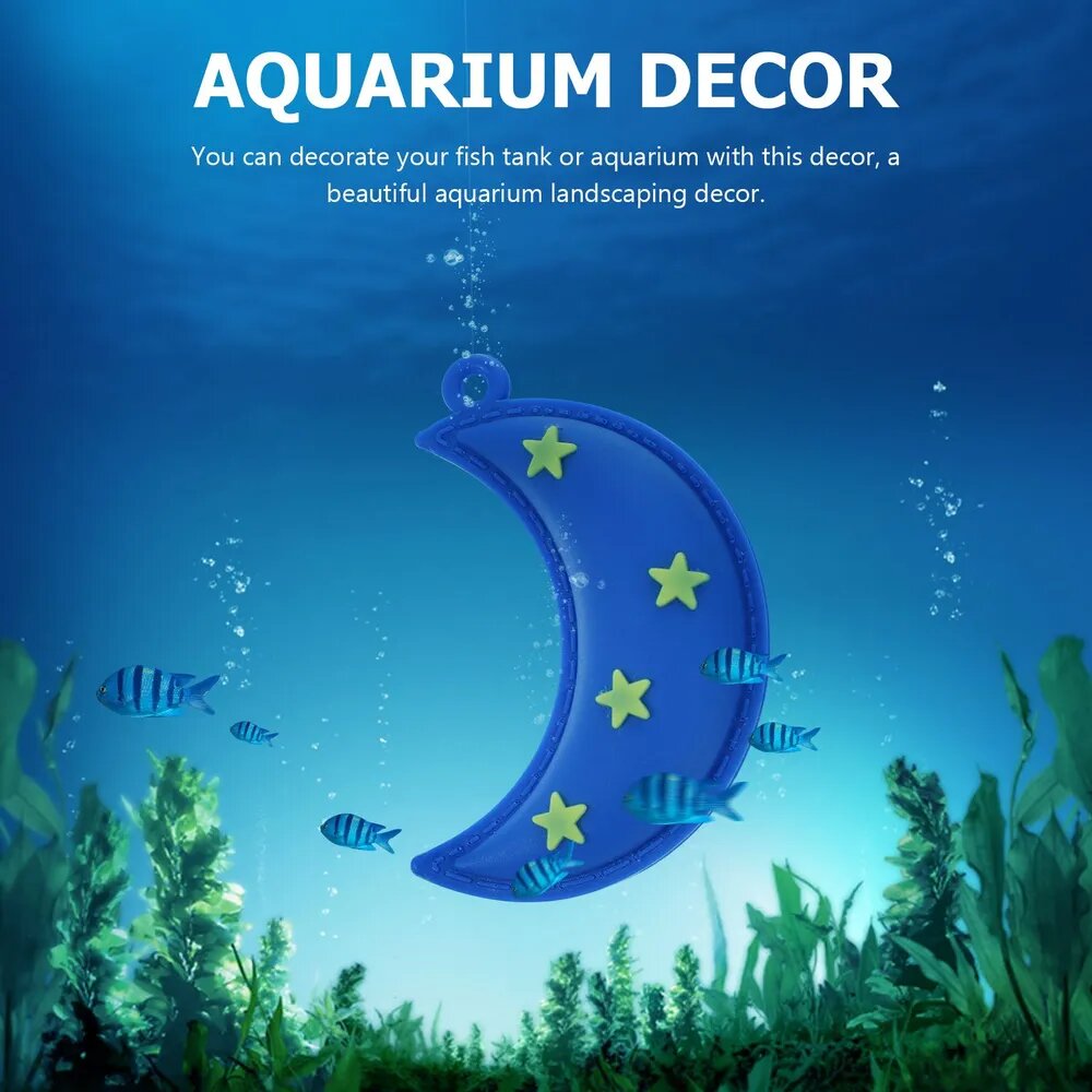 Аквариумные Украшения, Плавающие Декорации, 3 Шт, Темно-Синий, Индикатор Потока Воды, Гибкий Клей