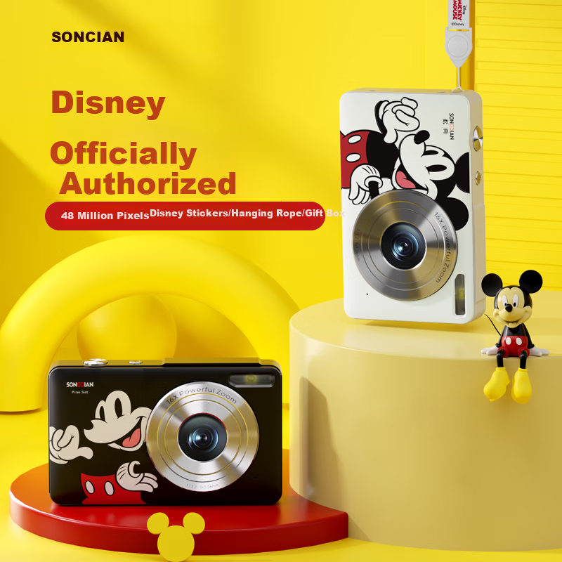 SONGDIAN Мини-камера DC405 с изображением Микки-Мауса Disney Black 32GB память официальная комплектация
