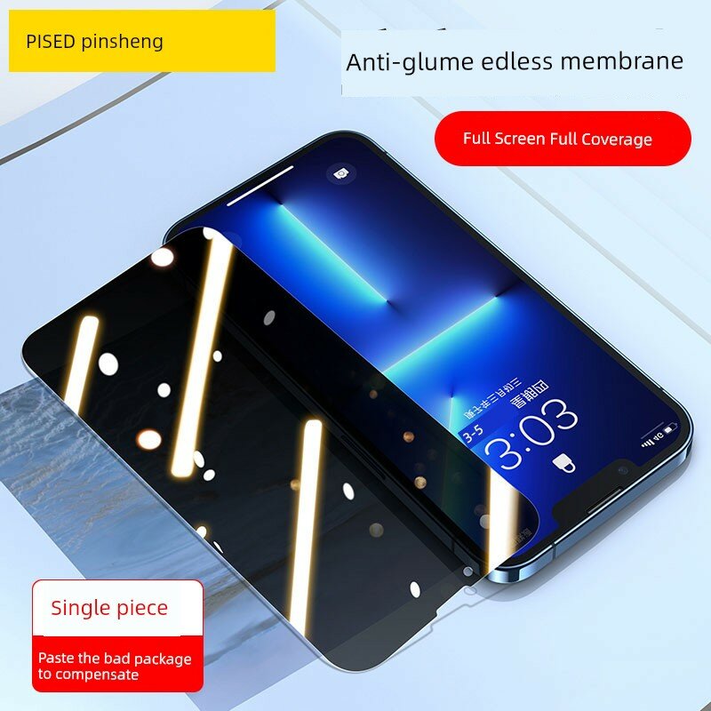 Защитная пленка для iPhone 14 Pro: безрамочная, антибликовая, пылезащитная, без черных краев, без отпечатков пальцев, 1