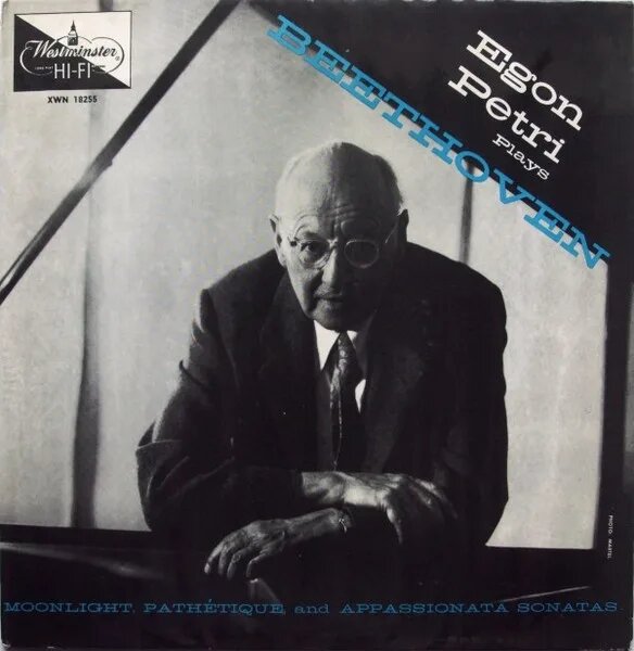 Эгон Петри, Бетховен - Egon Petri Plays Beethoven EX