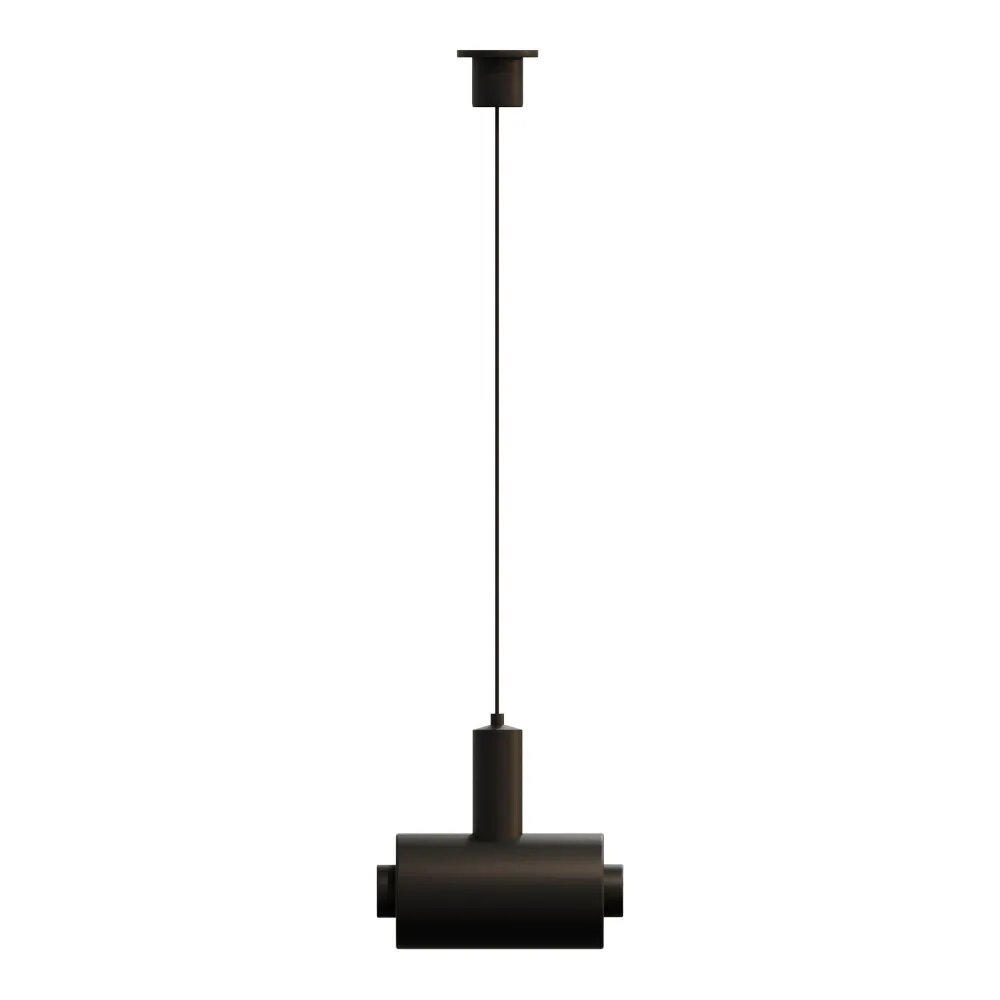 Подвес с токопроводящим прямым соединителем ST Luce TECHNO Черный ST1601.439.00