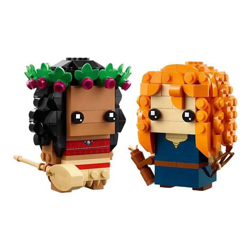 Конструктор LEGO x Disney BrickHeadz Moana and Melinda, унисекс, 410 шт.