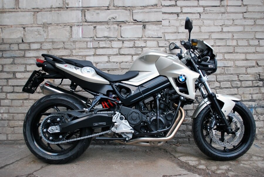 Дуги на мотоцикл BMW F800R от 05- STREET, черный матовый цвет