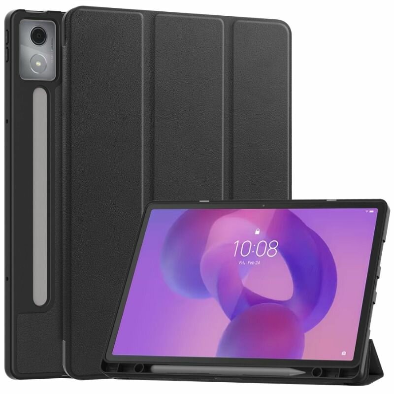 Ультратонкий жесткий чехол из искусственной кожи для Lenovo Idea Tab Pro / Lenovo Xiaoxin Pad Pro 12,7 дюйма 2025