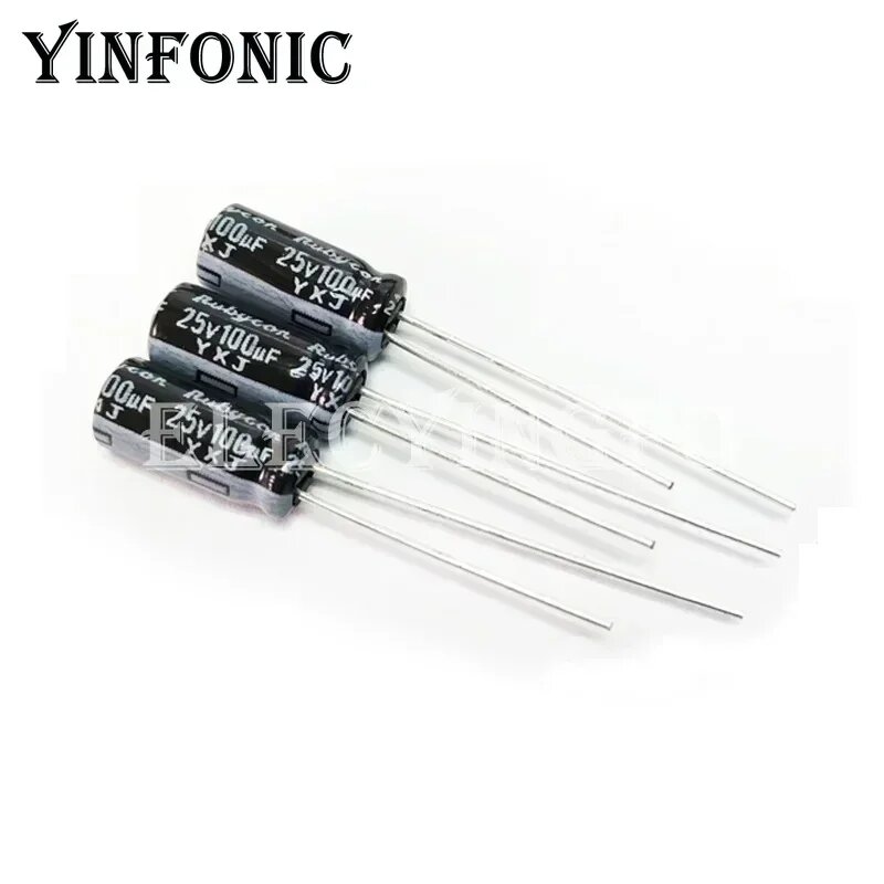 Rubycon YXJ 25V 100UF, 20шт. электролитические конденсаторы