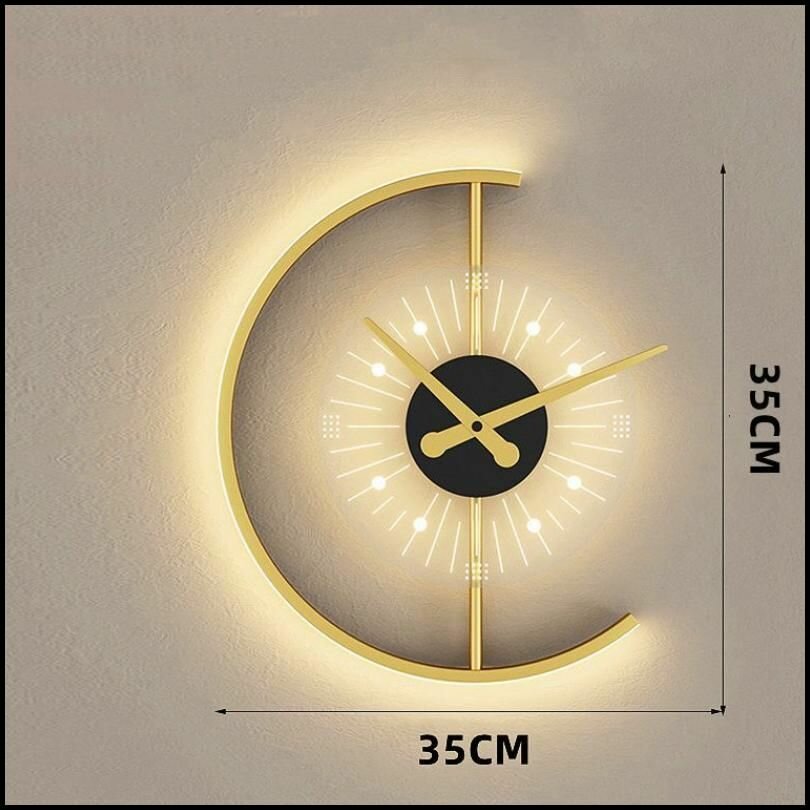 Настенный светильникНастенный светильник с часами