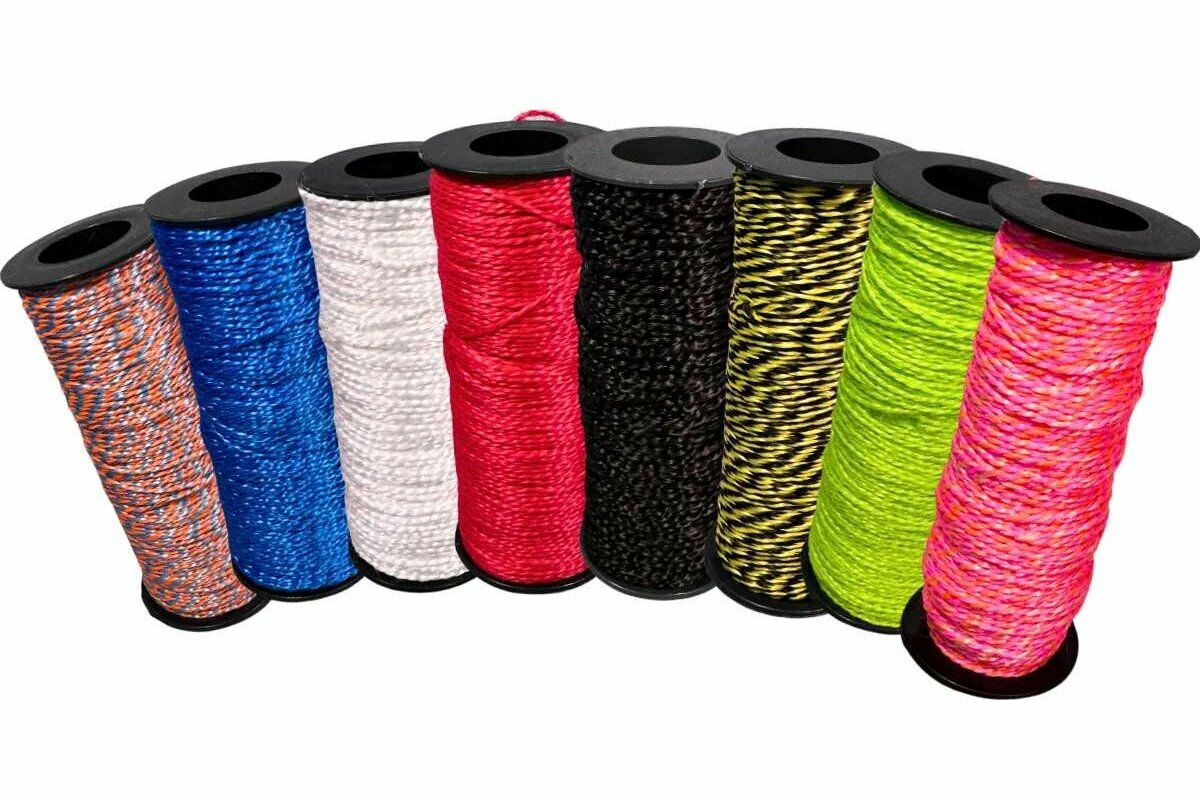 Оптхозторг Разметочный полипропиленовый шнур на катушке 1.5 мм, 50 м, разноцветный
